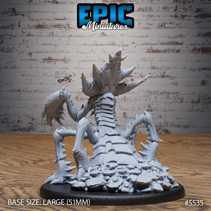 3D Printable Ankheg Set / Insectoid Creature / Ambush Predator Monster / Underground Insect ...